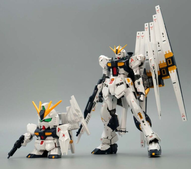 【ガンプラ】BB戦士209 νガンダム（HWS仕様） レビュー | ポッチのガンプラ＋