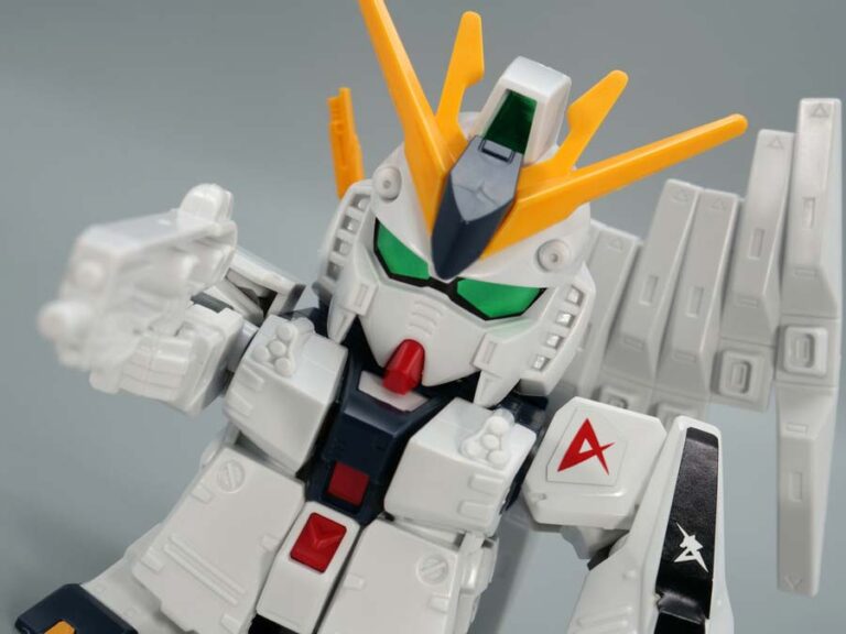【ガンプラ】BB戦士209 νガンダム（HWS仕様） レビュー | ポッチのガンプラ＋